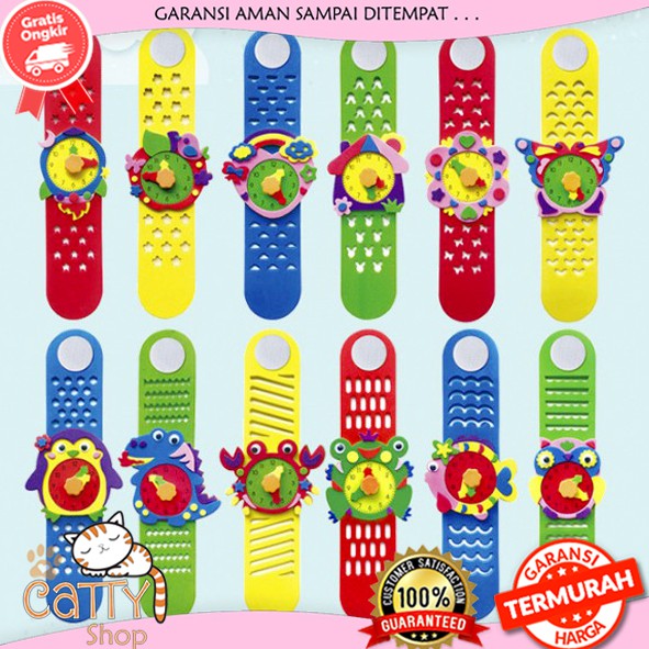 Jual CATTY JAM TANGAN MAINAN ANAK ANAK / JAM TANGAN EDUKASI / JAM ...