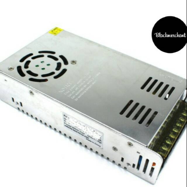 Jual ADAPTOR POWER SUPPLY 12V 30A SUDAH ADA KIPAS FAN DI DALAMNYA ...