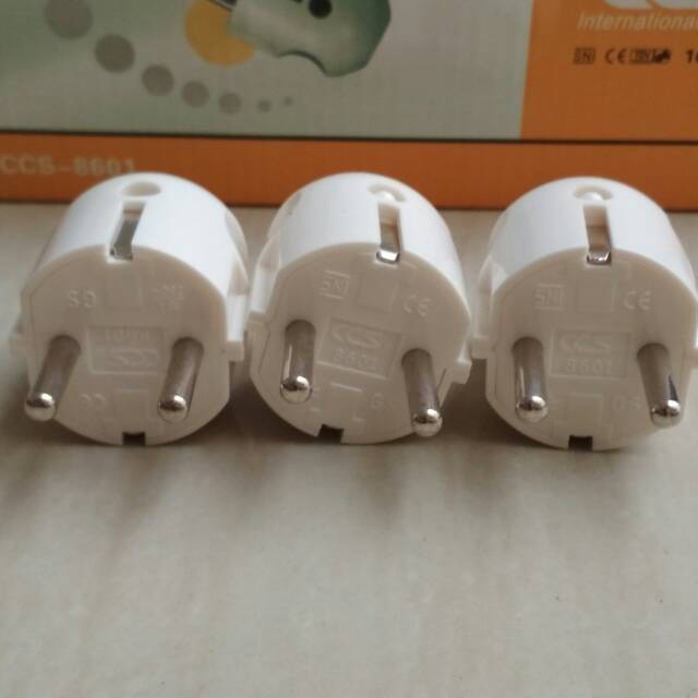 Jual Colokan listrik Arde bulat 3unit | Shopee Indonesia