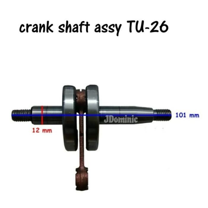 Jual crank shaft TU-26 - kruk as TU26 mesin semprot semprotan air kimia ...