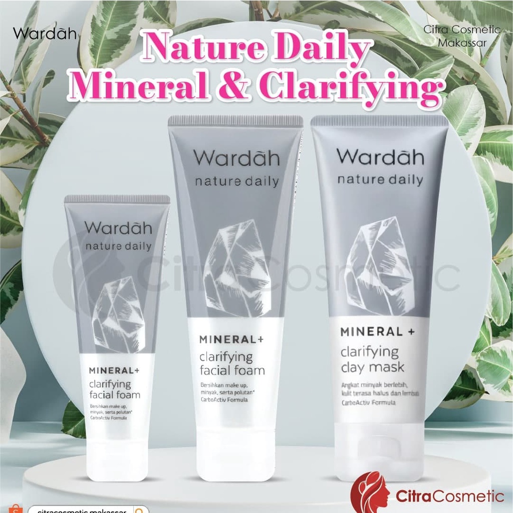 Jual ️CitraCosmetic ️ Wardah Nature Daily Series Facial Foam ...
