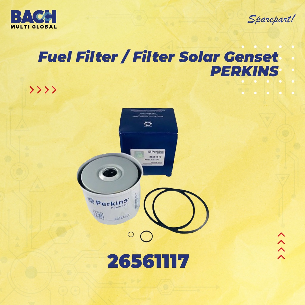 Jual FUEL FILTER /FILTER SOLAR GENSET PERKINS 26561117 | Shopee Indonesia