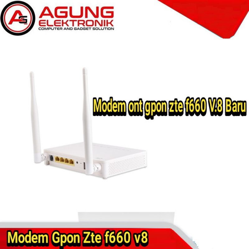 Jual MODEM ONT GPON ZTE F660 V8 BARU | Shopee Indonesia