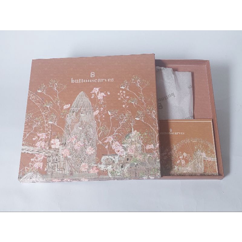 Jual Box Kerudung Buttonscarves edisi The British | Shopee Indonesia