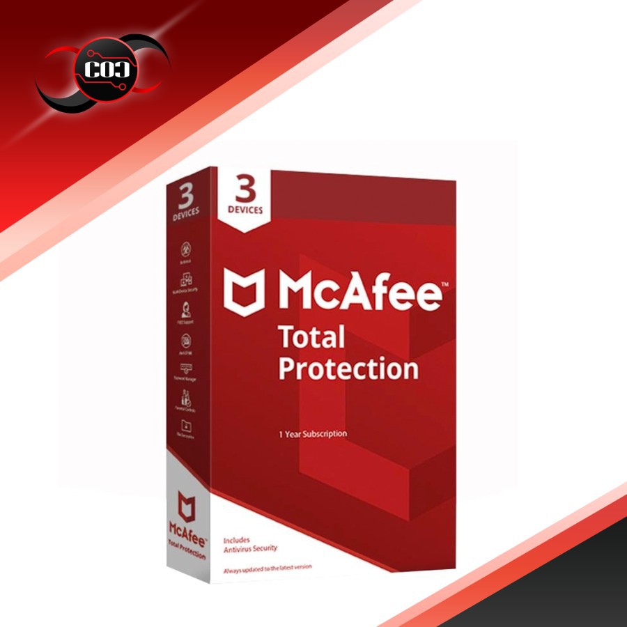 Jual McAfee® Total Protection™ Software ORIGINAL (3 Device / 1 Year) | Shopee Indonesia