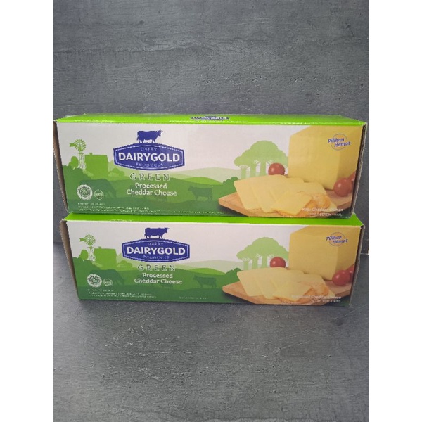 Jual Dairygold Green Cheddar Cheese 2kg | Shopee Indonesia