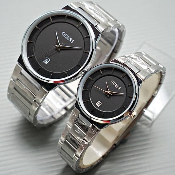 Jual PRODUK BARU JAM TANGAN COUPLE / GUESS COLLECTION SJG0489 + FREE ...
