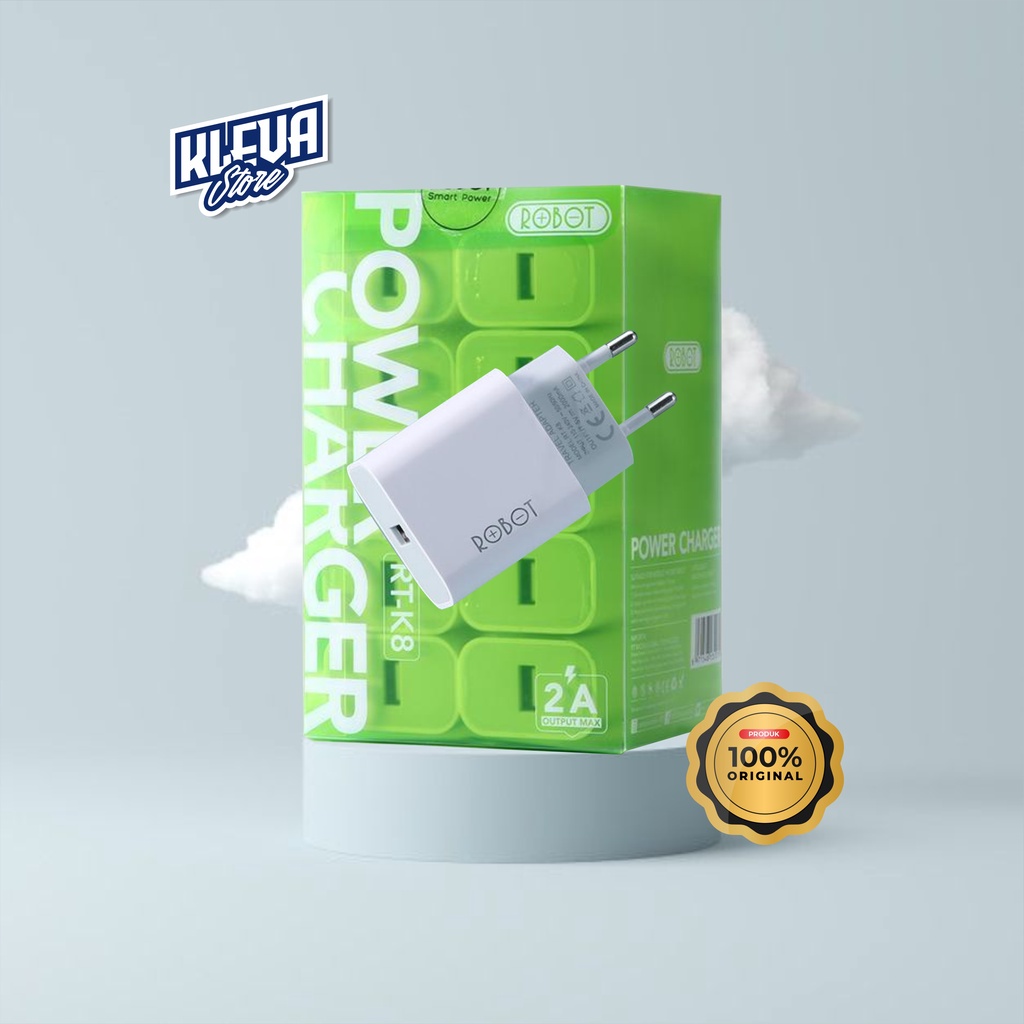 Jual Kepala Charger Robot RT K8 Adaptor 2A Original | Shopee Indonesia
