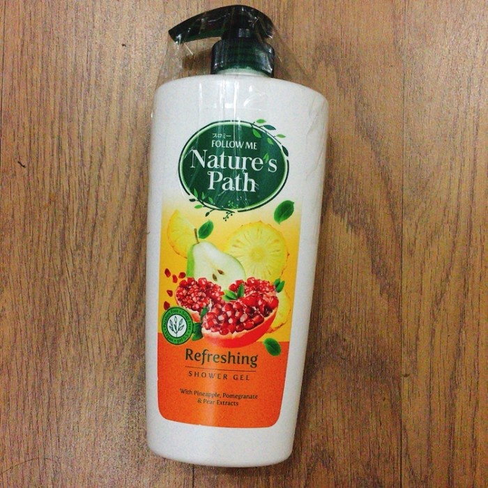 Jual Follow me nature's path refreshing shower gel 650ml | Shopee Indonesia