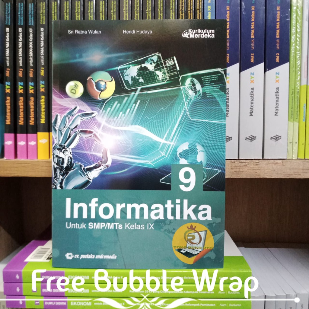 Jual BUKU INFORMATIKA KELAS 9 SMP/MTS KURIKULUM MERDEKA PUSTAKA ANDROMEDIA | Shopee Indonesia