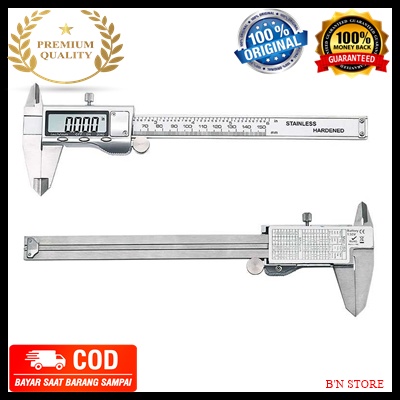 Jual Digital Caliper 150mm 12" Inch Jangka Sorong Stainless Steel Vernier 30 15cm 300 mm ...