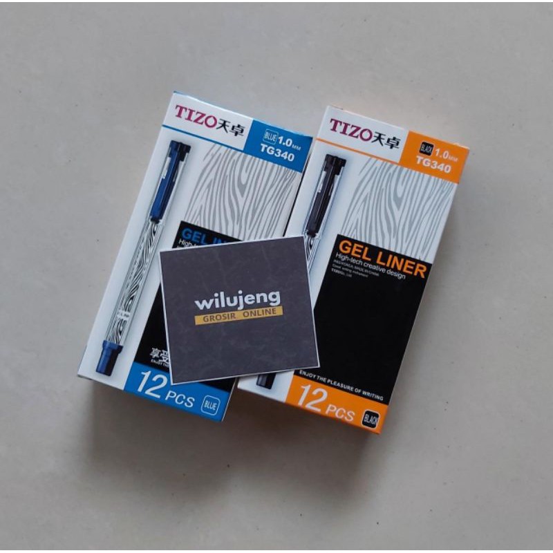 Jual Pulpen Tizo Sign Pen 1.0 Hitam / Biru (pcs) (16gr) | Shopee Indonesia