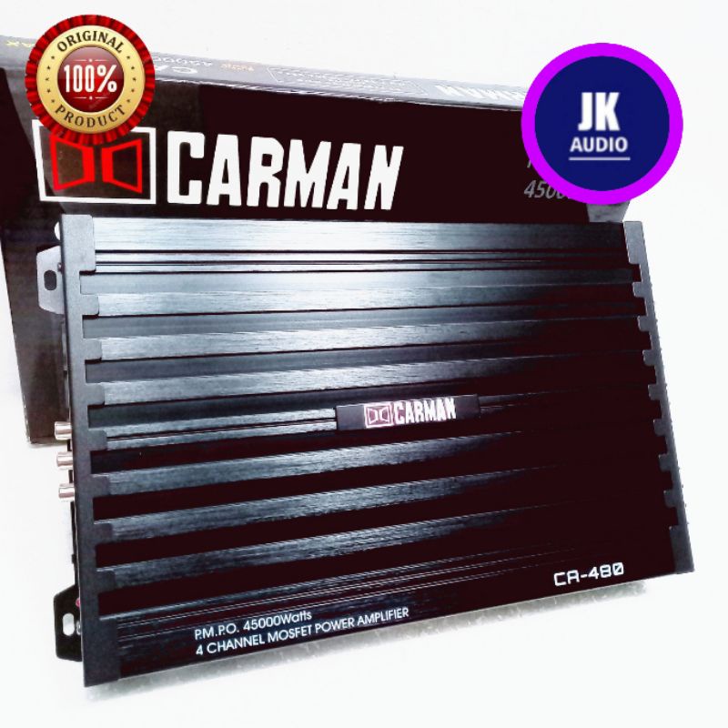 Jual Power 4 Channel HIGH POWER Carman CA-480 | Shopee Indonesia