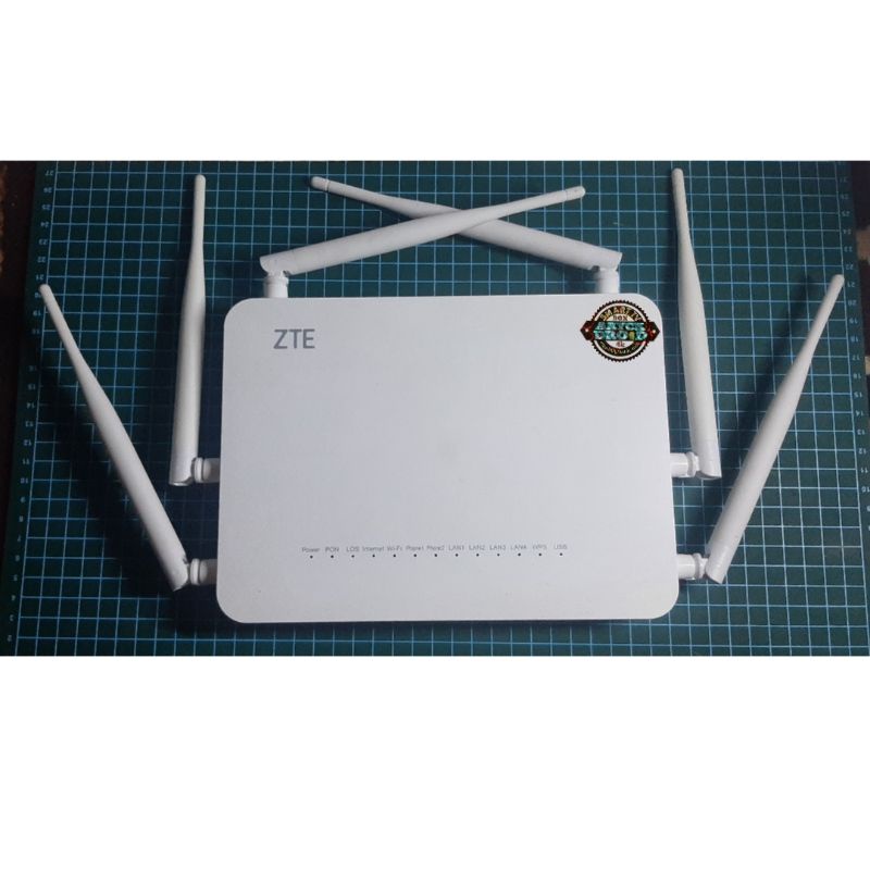 Jual Router Wifi ONT Premium Zte F670 5G Dual Band 6 Antena | Shopee ...