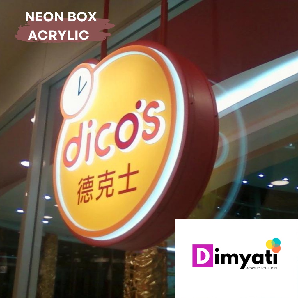 Jual Cetak Stiker Neon Box/Stiker Bahan Cina | Shopee Indonesia