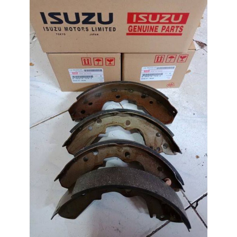 Jual Sepatu Rem Belakang Panther Merk Isuzu (Harga Per 1 Set) | Shopee ...