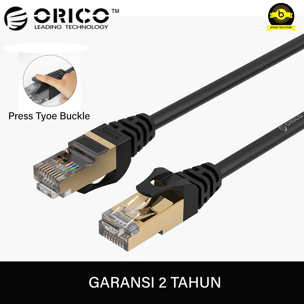Jual Lan Round Cable 1 Meter CAT7 Orico 10 Gbps Ethernet Network - PUG ...