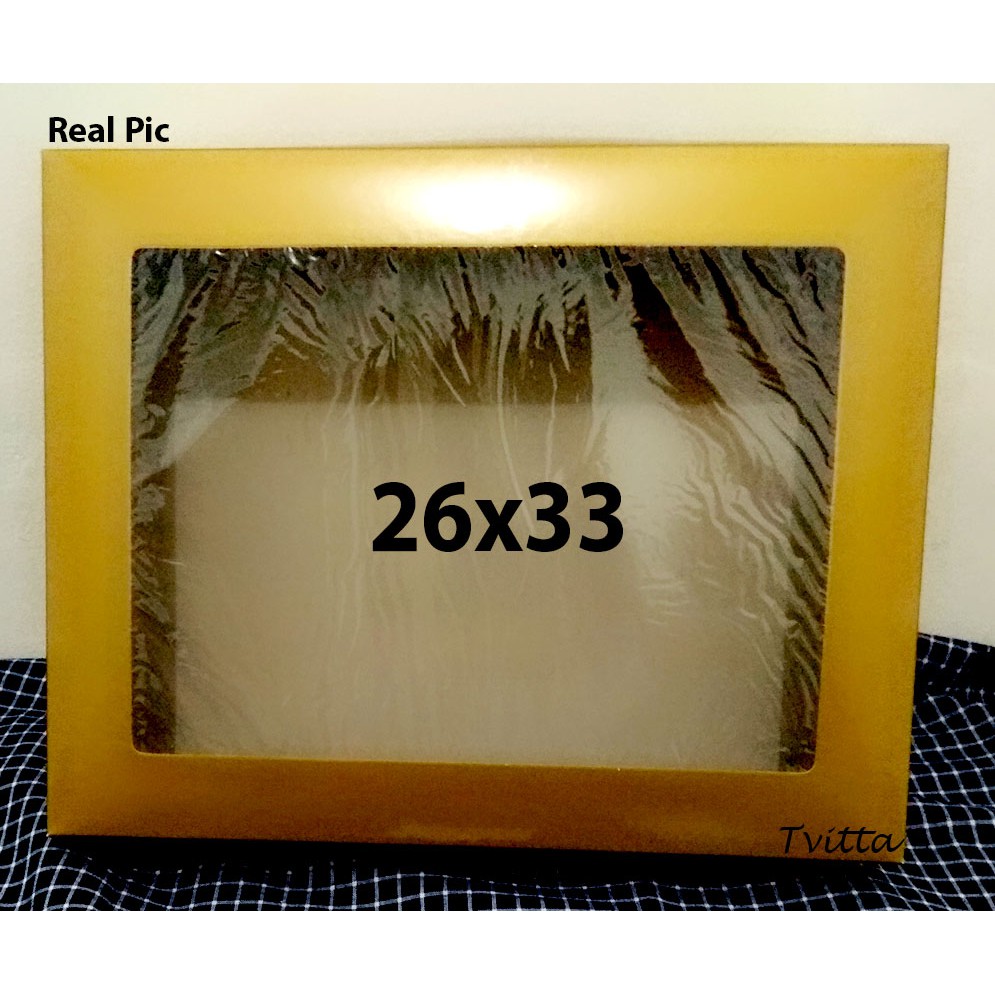 Jual Box Dus Mika Emas Kotak 26x33 cm (Minimal 5 pcs) | Shopee Indonesia