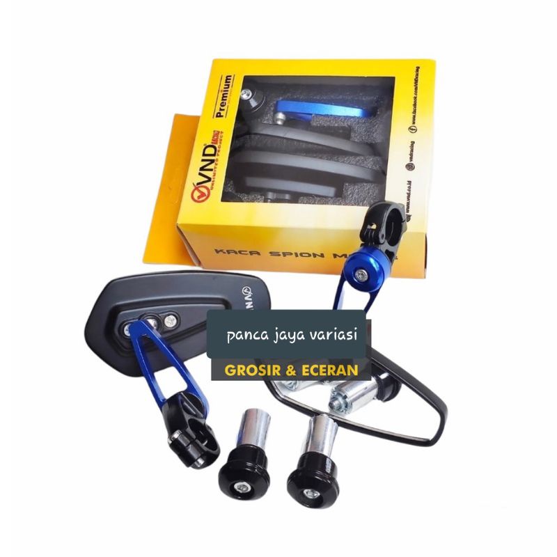 Jual Spion Jalu Stang Spion Bar End Oval VND Universal Nmax,Aerox,Pcx ...