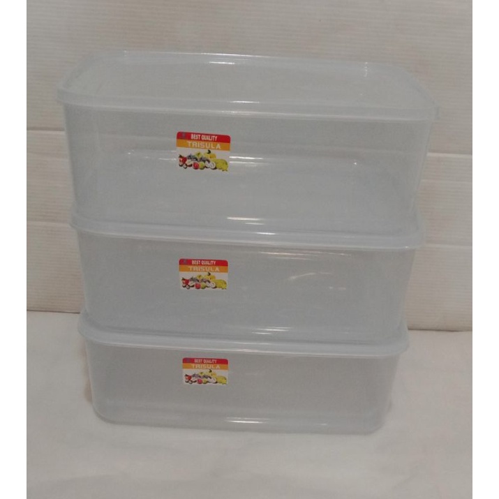 Jual food box 3500ml plastik/ kotak makan 3,5L/ tempat donat/ container | Shopee Indonesia