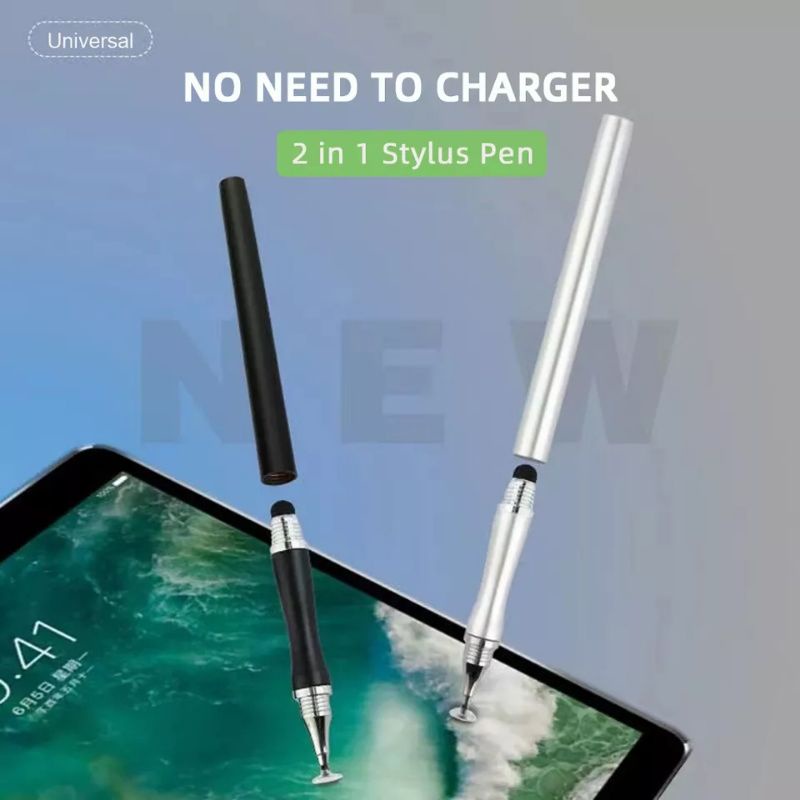 Jual STYLUS 2 IN 1 UNIVERSAL CAPACITIVE PEN TABLET PHONE IOS ANDROID 2 ...