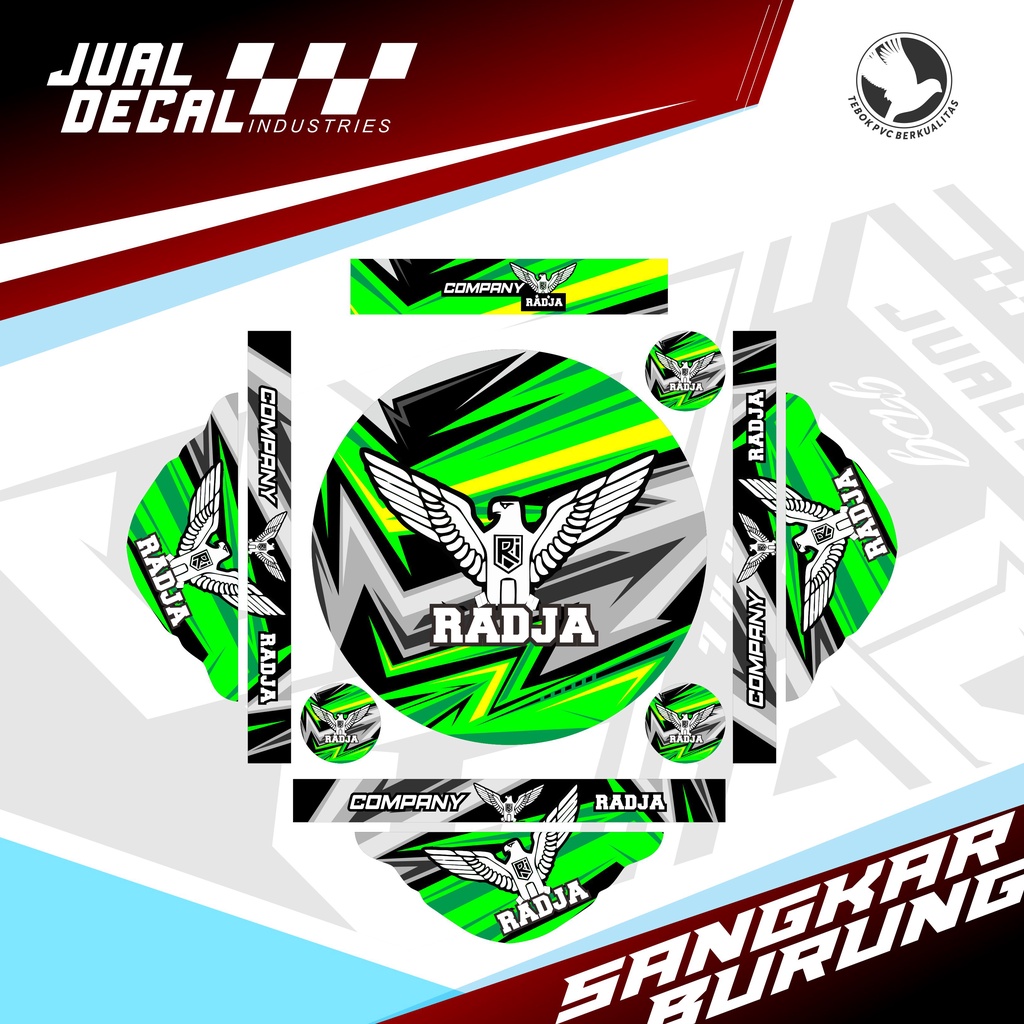 Jual Stiker Sangkar Burung Lovebird RADJA Decal Tebok Love Bird Kandang ...