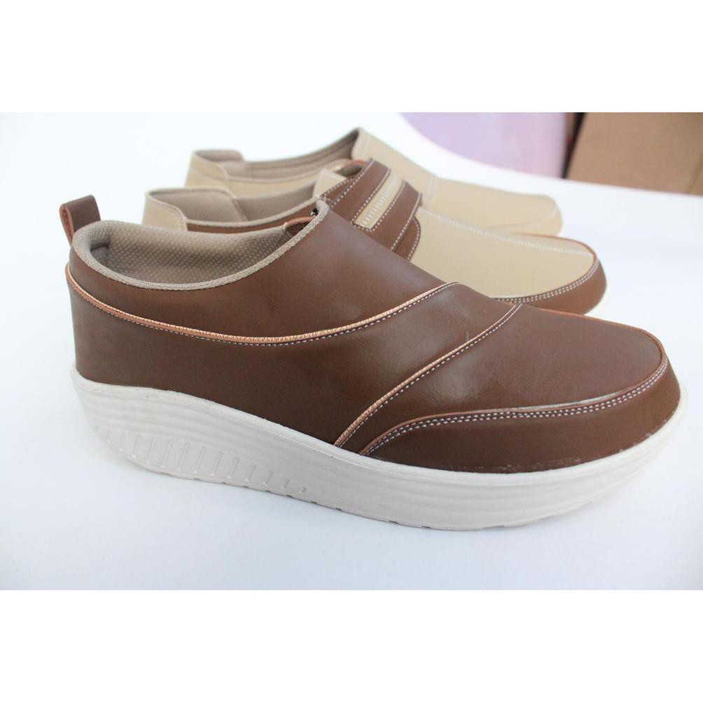 Jual BIGPROMO SEPATU BESTSELL SEPATU WANITA WEDGES SLETING KETIGA ...