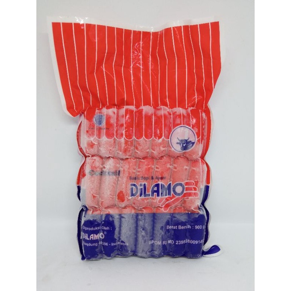 Jual DILAMO BEEF COCKTAIL MERAH / SOSIS SAPI COCKTAIL MERAH 900 GR ...