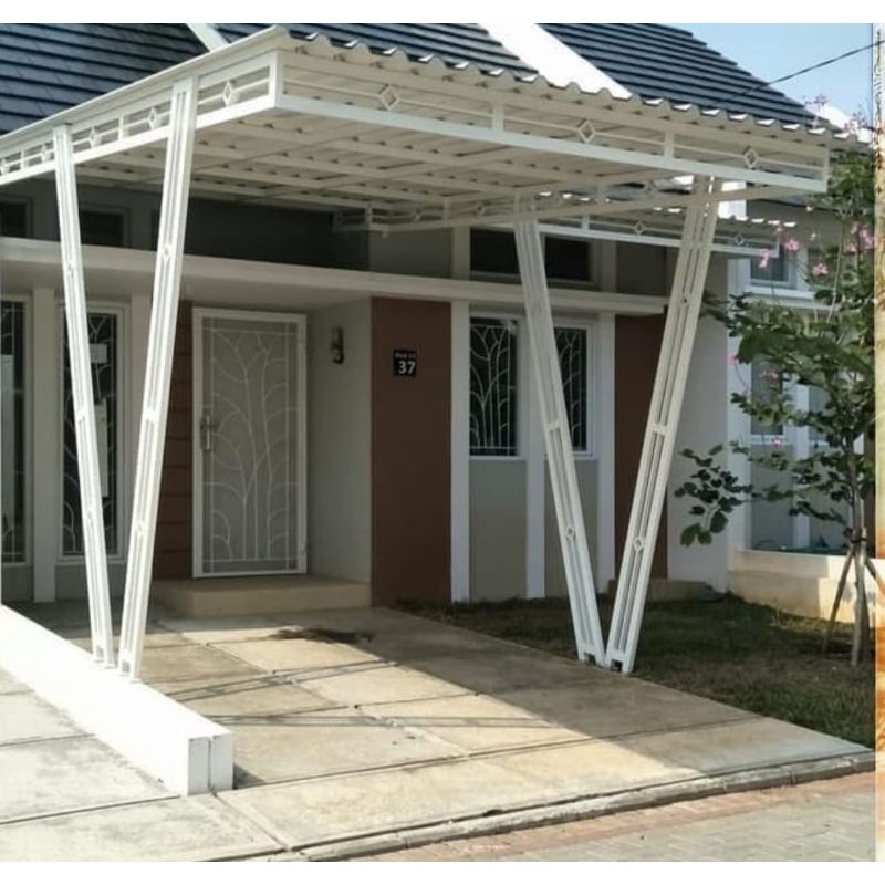 Jual canopy besi hollow galvanis. | Shopee Indonesia