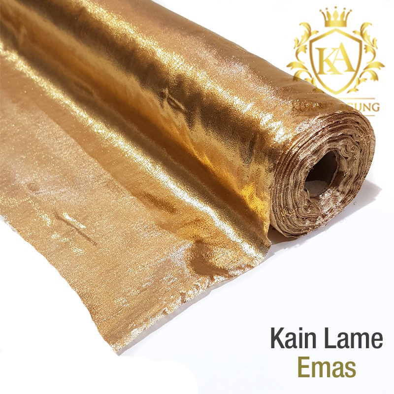 Jual Kain Lame Emas & Perak Dekorasi Lebar 120 cm Murah Per Yard ...