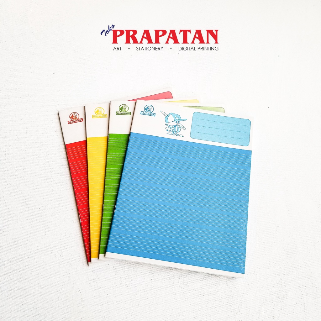 Jual Buku Tulis Garis Lima Locomotif | Shopee Indonesia