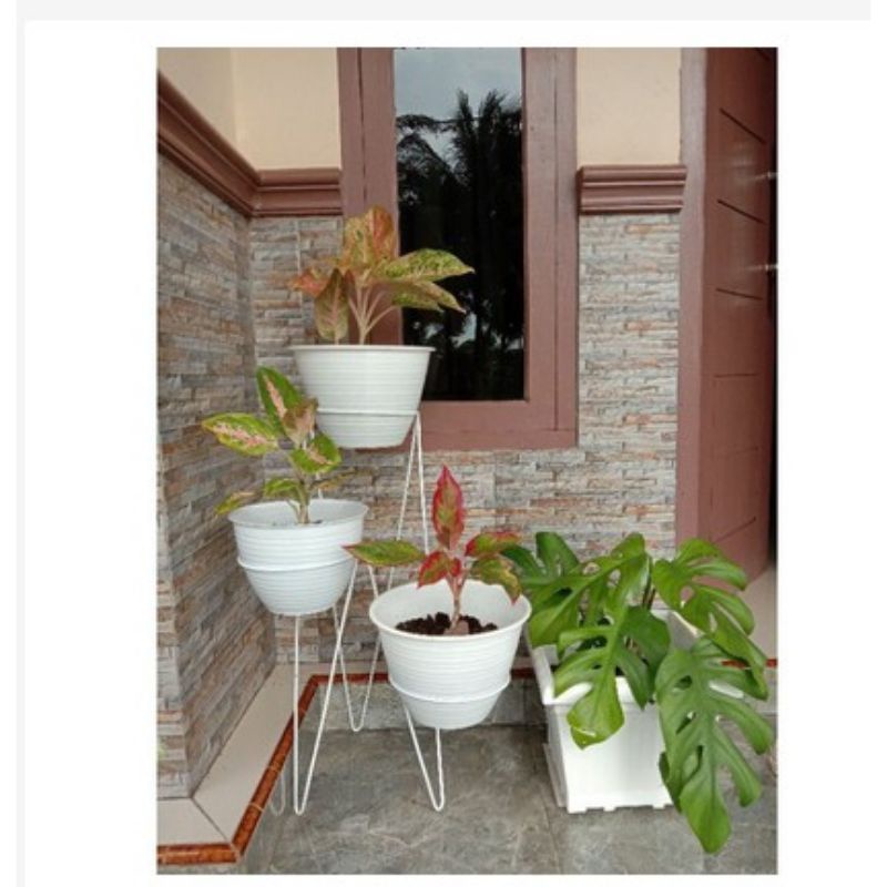 Jual standing pot 60x18 ,rak pot besi minimalis | Shopee Indonesia