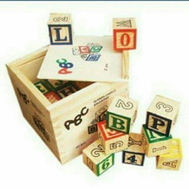Jual Madera Block Huruf Angka | Shopee Indonesia