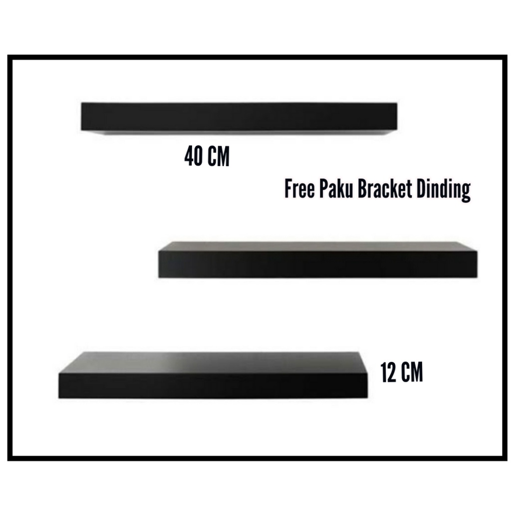 Jual Rak Dinding Minimalis/Rak Pajngan/Floating Shalves Isi 3 Pcs ...