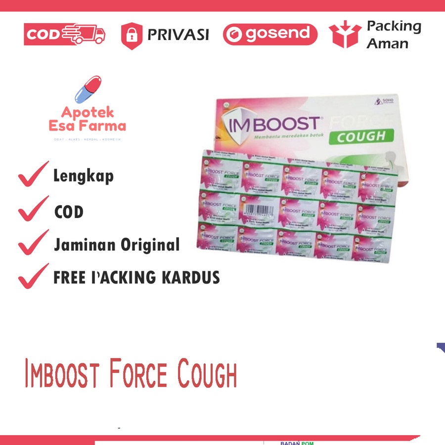 Jual Imboost Force Cough 10 Tablet | Shopee Indonesia