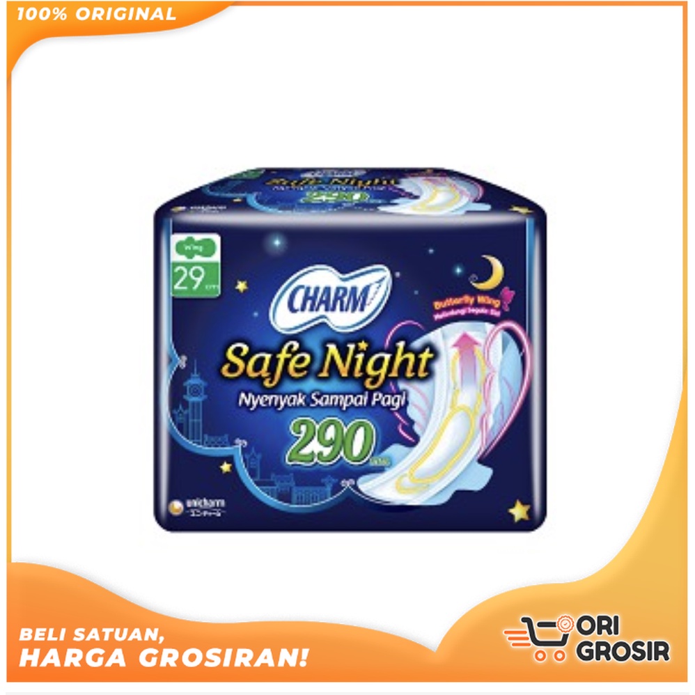 Jual ORI Grosir CHARM Safe Night 29 cm & 35 cm | CHARM Cooling Fresh ...