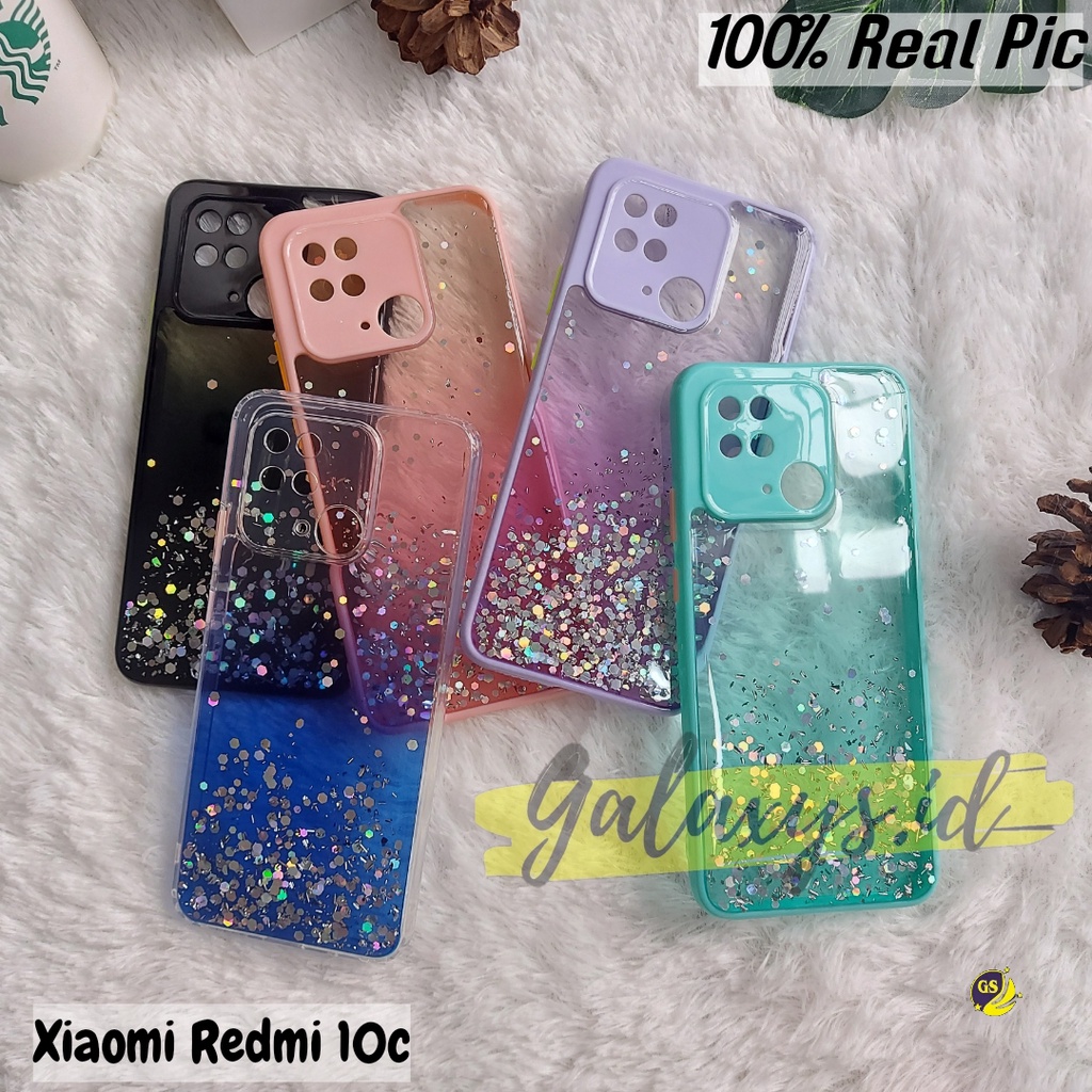 Jual XIAOMI REDMI 10C 10A 2022 Case Dove Glitter Bling Star Light Candy Camera Macaron Gliter ...