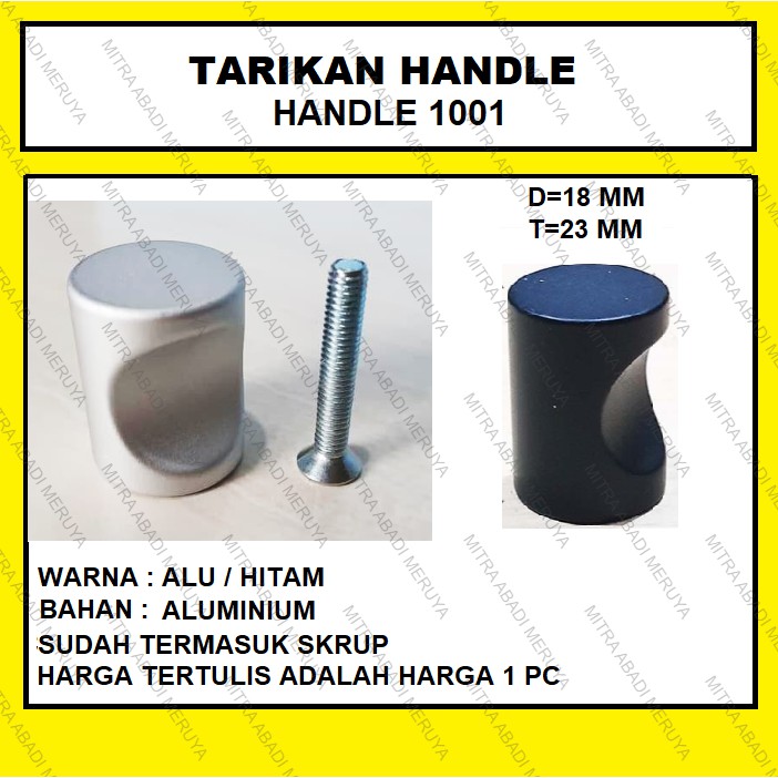 Jual Tarikan Handle Knob Bulat Pentol Laci Pintu Lemari Kitchen 1001 ...