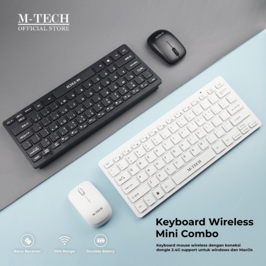 Jual Trend-M-tech STK-03 Keyboard and Mouse Wireless NANO Receiver ...