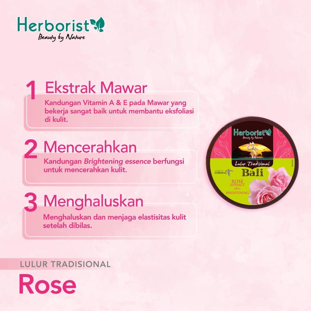 Jual (GET 1 GIFT) Herborist LULUR TRADISIONAL BALI PLUS WHITENING 100GR ...