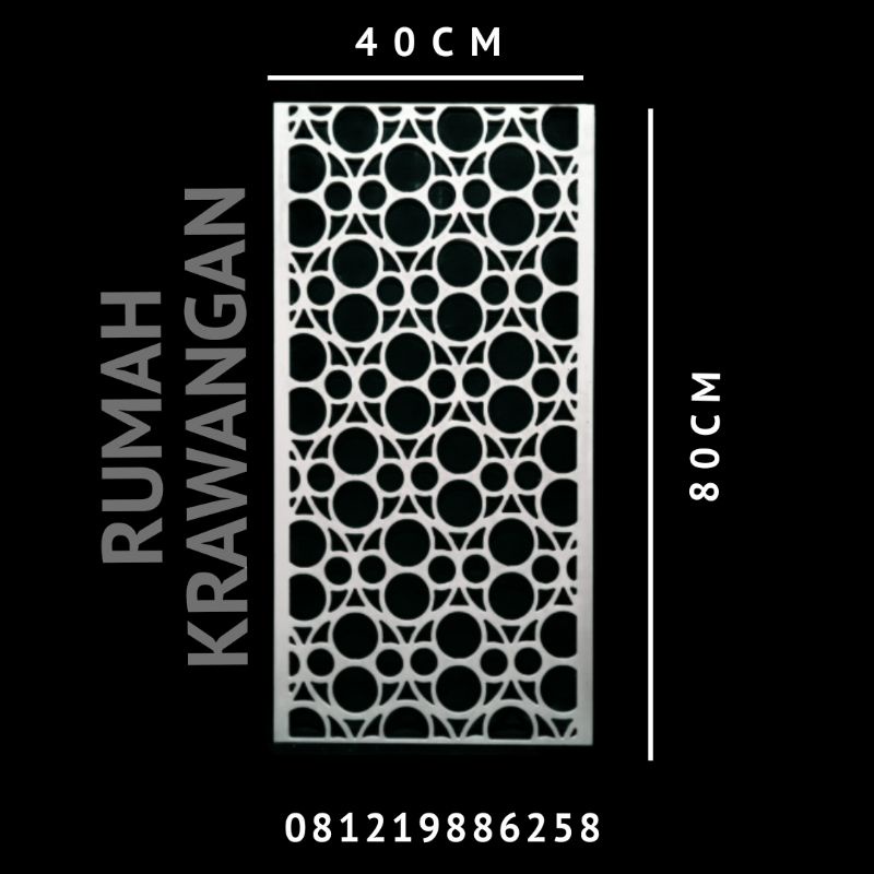 Jual KRAWANGAN PVC BOARD / ORNAMEN PVC BOARD 40X80CM TEBAL 5MM. | Shopee Indonesia