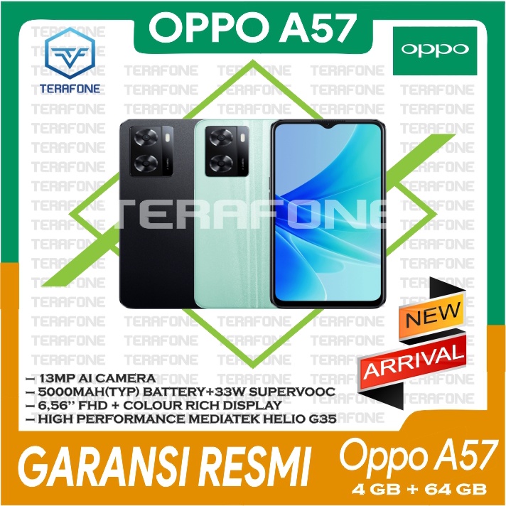 Jual OPPO A57 RAM 4/64 GB GARANSI RESMI TERMURAH | Shopee Indonesia