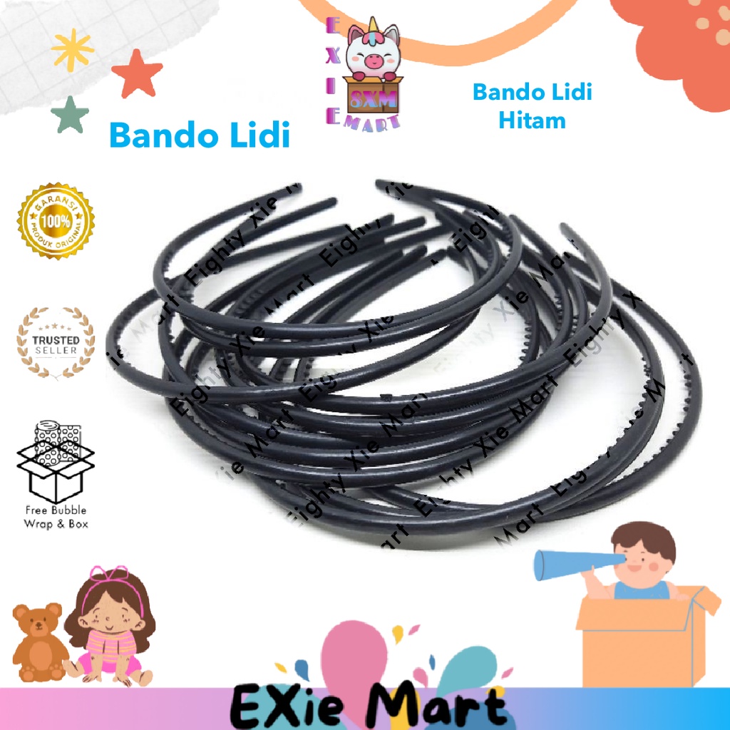 Jual BANDO LIDI SIMPLE POLOS KECIL DAN MEDIUM - BANDANA LIDI HITAM ...