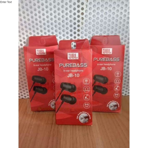 Jual PROMO HARGA FLASHSALE TER MURAH HEADSET JBL JB10/COD | Shopee ...