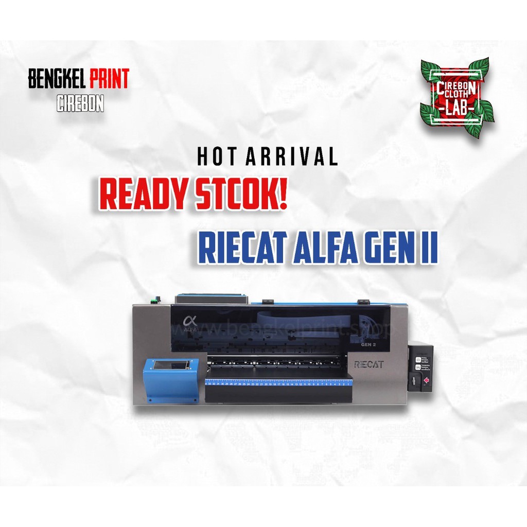 Jual PRINTER DTF RIECAT ALFA GEN 2 - PRINTER SABLON KAOS DTF - SABLON ...