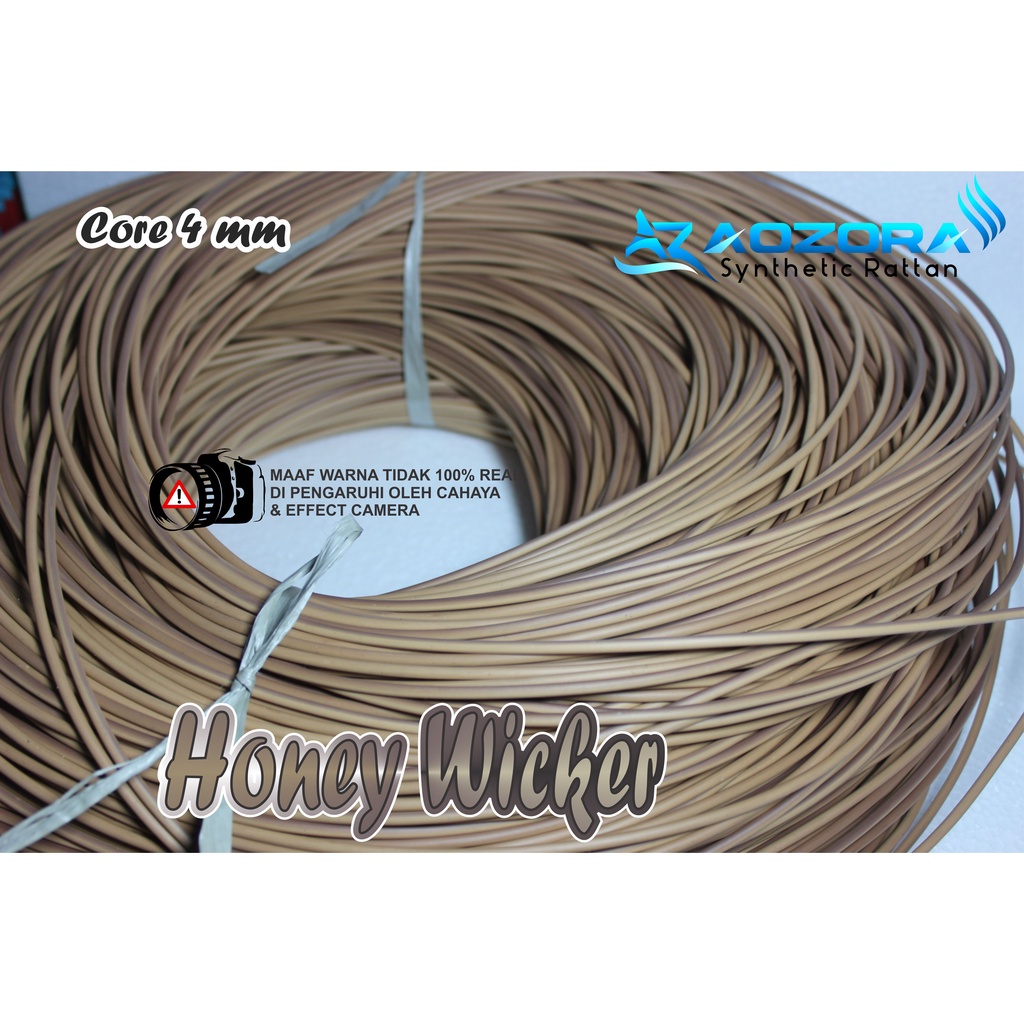 Jual Bahan Rotan Sintetis Core Bulat 4 mm | Shopee Indonesia