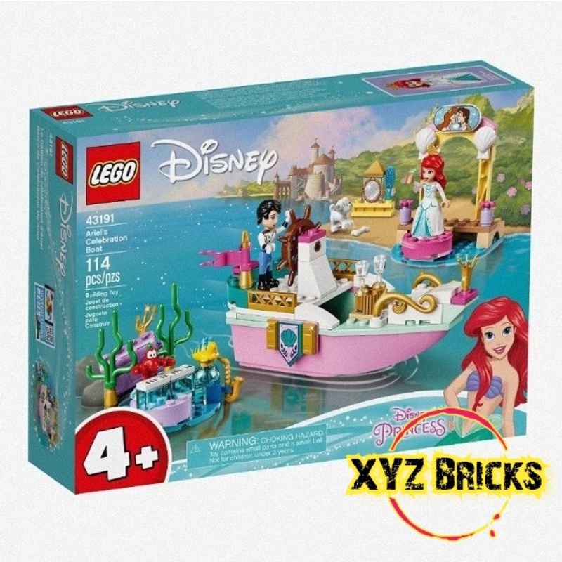 Jual LEGO 43191 - Disney Princess Ariel's Celebration Boat | Shopee ...
