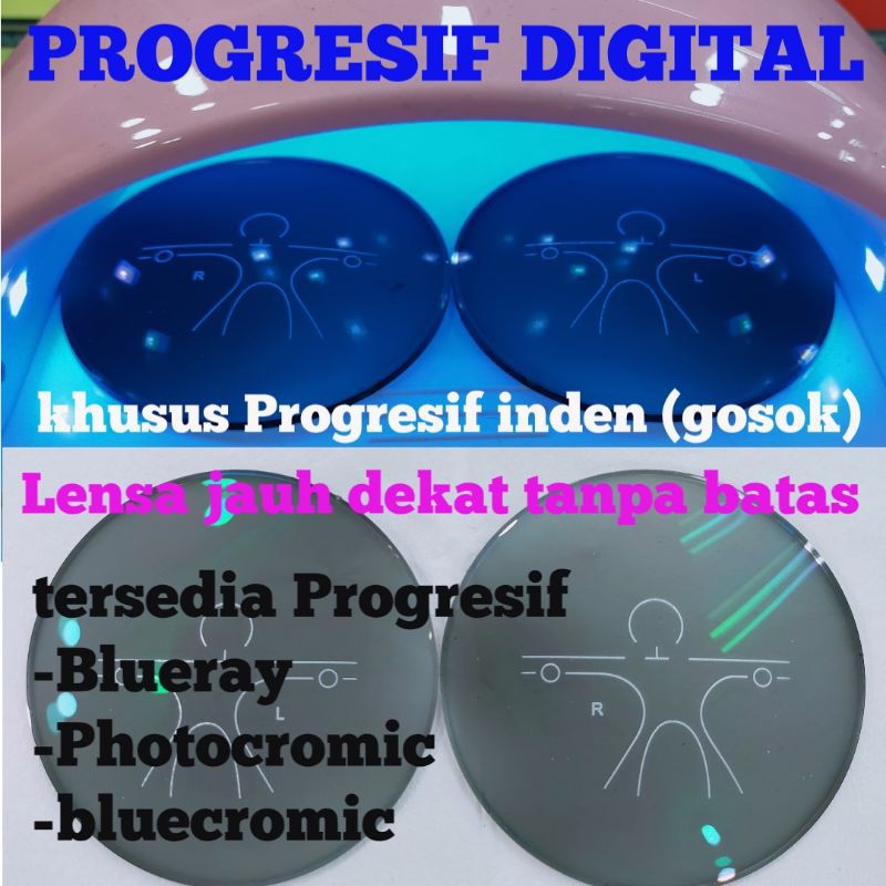 Jual Lensa Progresif Digital, khusus Gosok (inden) by DOMAS | Shopee ...
