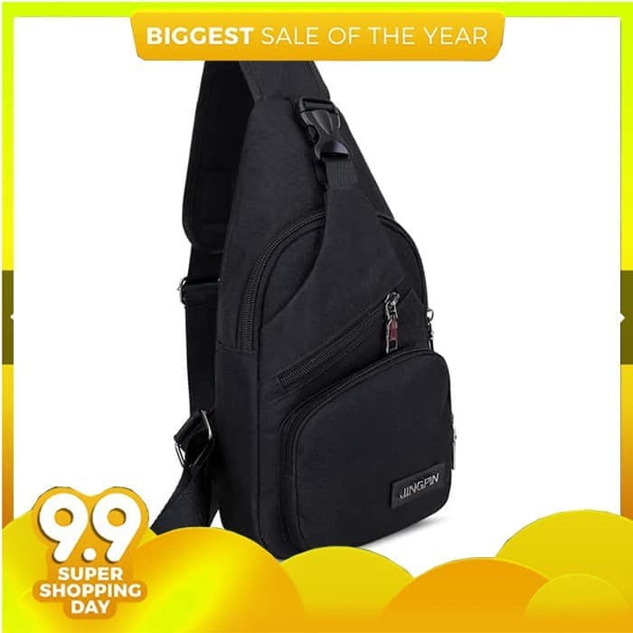 Jual Tas Selempang Usb Boomer Bag Travel Usb Sling Impor Korean Style ...