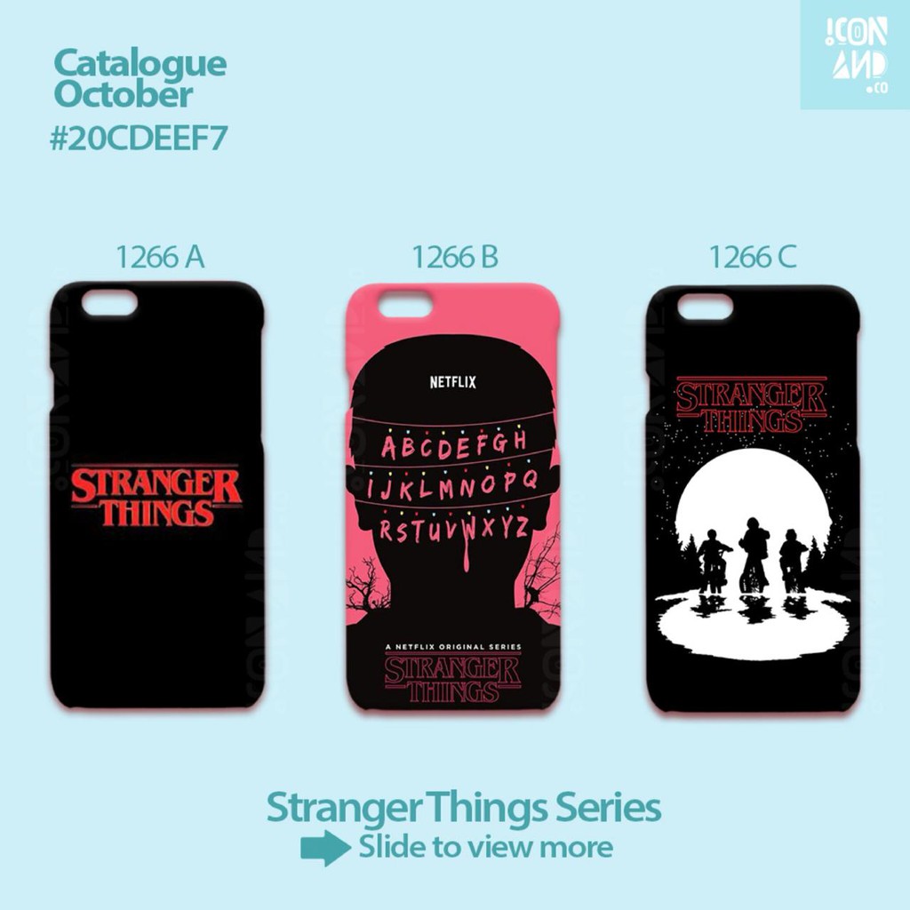 Jual STRANGER THINGS SERIES I CUSTOM CASE MURMER HIGH QUALITY | Ready ...